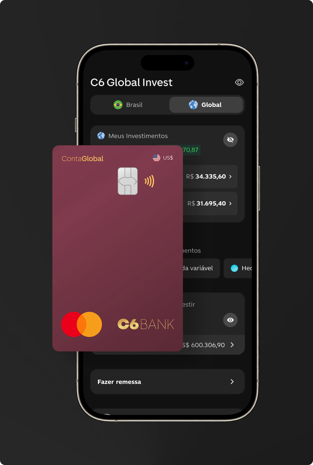 Investimentos no Brasil e no Exterior | C6 Invest | C6 Bank